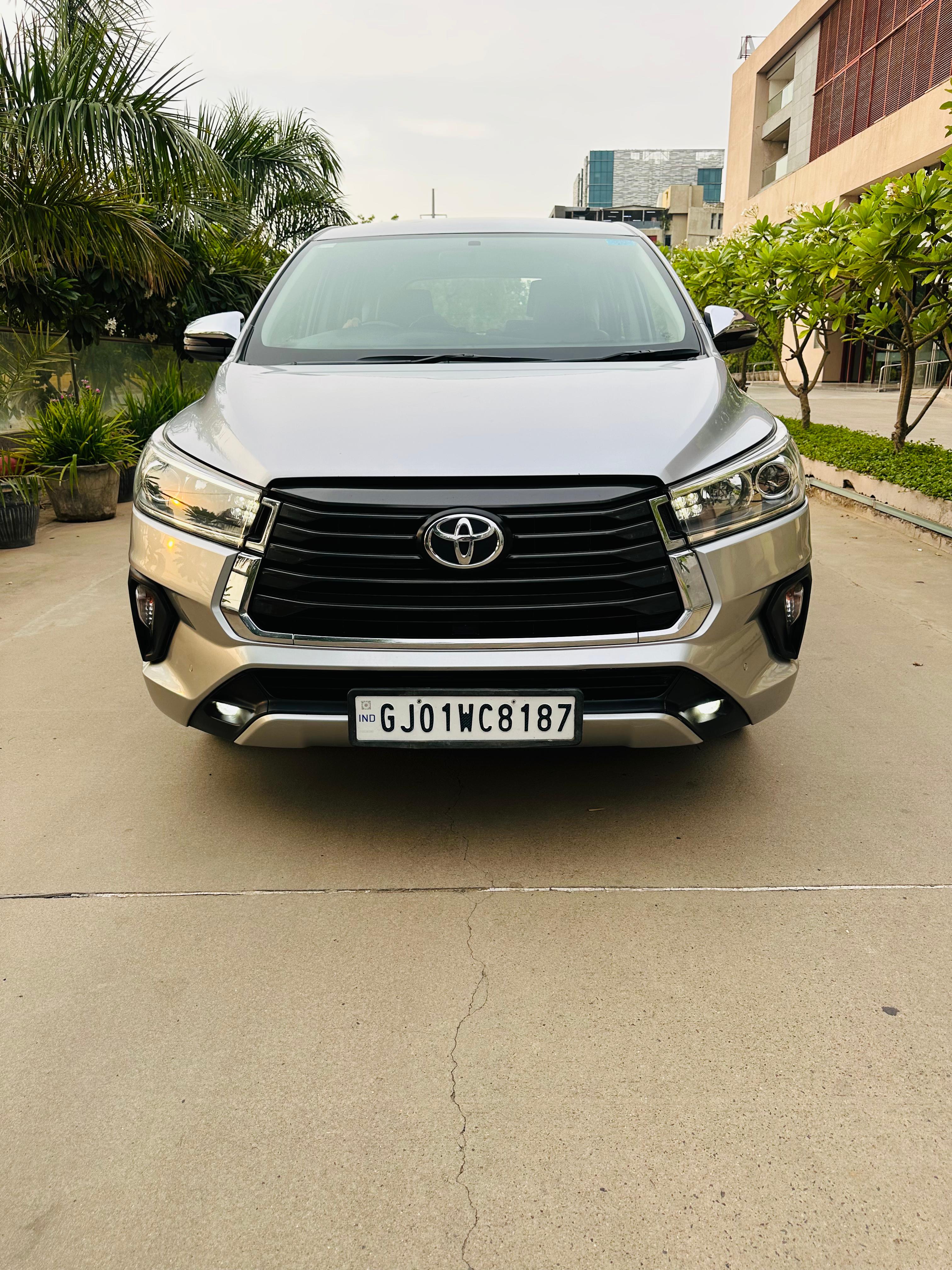 Buy Used Toyota Innova Crysta 2.4 ZX 7 STR 2021 in Ahmedabad